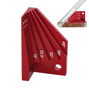 Woodpeckers Bevel Block - Metal Woodpeckers Angle Finder Tool - Red ...