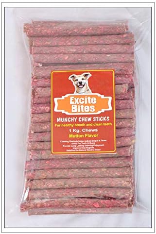 EXCITE BITES Mutton Flavor Munchy Sticks | Nutritional Dog Treats for ...