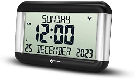 Day Clock - The Easy-to-read & Self-setting Geemarc Viso8 - Ideal for ...