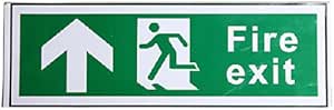 Amazon.com: New Waterproof Fire Exit Stickers Decals Signs All ...