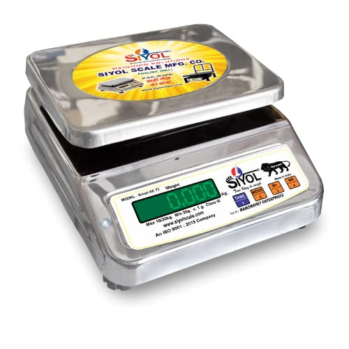 Siyol Weight Capacity 20kg x 1g Accuracy,Premium Digital Chargeable ...