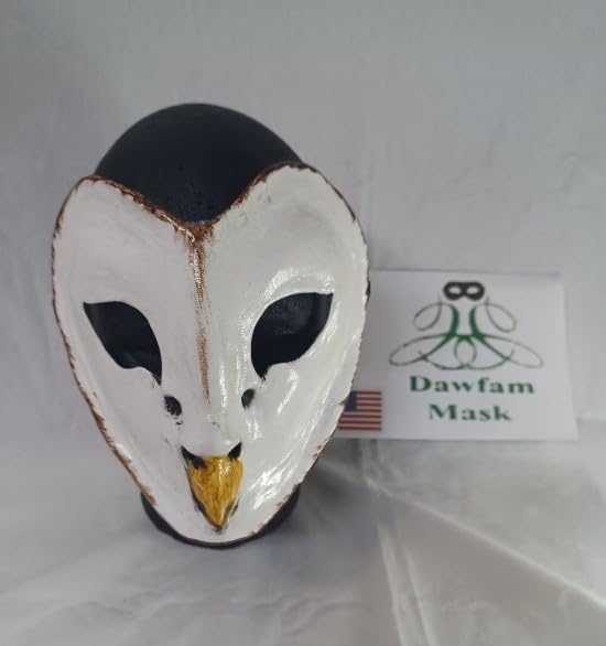 Amazon.com: SYNYEY White Barn Owl Mask : Home & Kitchen