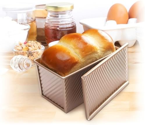 Amazon.com: Cyimi Pullman Loaf Pan with Lid Non-Stick Bread Toast Mold ...