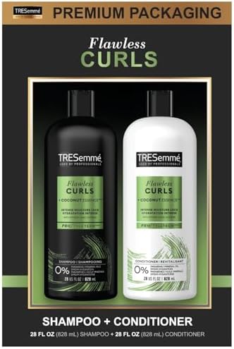 Amazon.com : TRESemmé Flawless Curls Shampoo, Conditioner, Mousse ...