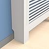 FATIVO High Radiator Cover Wood Cabinet: External 92cm Height White ...