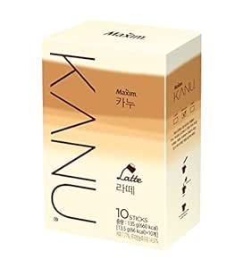 Amazon.com : Kanu Maxim Latte 10 Sticks - Korean Instant Sweet Coffee (135g x 10) : Grocery ...