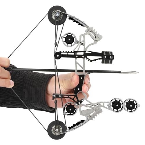 SHARROW Compound Bow and Arrows Set Bow with 8 Arrows, Target and Stand ...