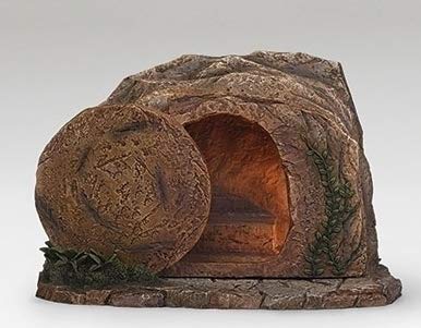 Amazon.com: Fontanini Lighted Easter Resurrection Tomb Scene : Home ...