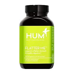 Amazon.com : HUM Flatter Me - Digestive Enzymes for Bloated Belly Relief - Ginger, Fennel Seed ...