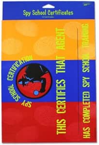 Spy School Certificates 12 Pack - Case of 108 : Amazon.ca: Home