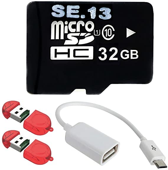Lucky Cell Point SE.13 32 GB Memory Card with 2 Card Readers & 1 OTG ...