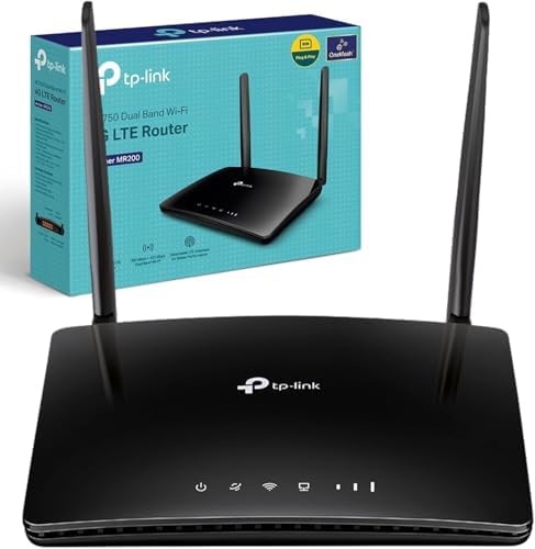 TP-Link AC750 Dual Band 4G LTE Router, SIM Slot Unlocked, WAN/LAN port ...