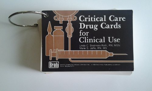 Critical Care Drug Cards for Clinical Use | Amazon.com.br