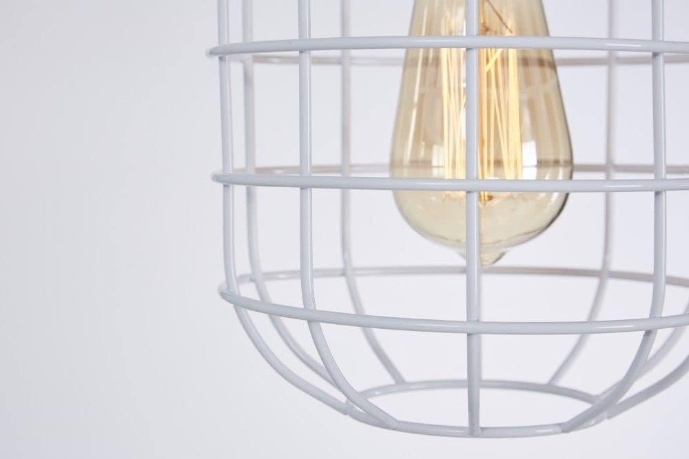 Retro Design Light Shade – Metal Wire Basket Cage Lamp Shade – Ceiling ...