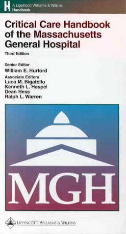 Critical Care Handbook of the Massachusetts General Hospital ...