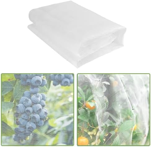 4x10ft Garden Netting Ultra Fine Mesh Plant Row Covers Net for ...