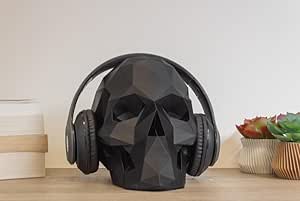 Amazon.com: Low Poly Skull Headphone Stand | Headset Stand | Gifts for ...