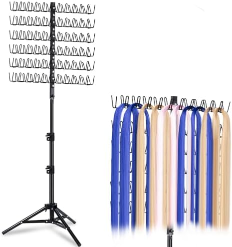 Amazon.com: MIVERYEA Braiding Hair Rack, Height Adjustable Hair Rack ...
