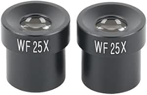 Amazon.com : Microscope Kit 1 Pair Wide-Angle Eyepiece WF5X 10X 16X 20X ...
