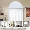 Amazon.com: Jlong Arch Window Shade Half Circle Window Shade Paper Blinds for Windows Cordless ...