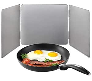 Metal Splash Guard with 3 Elements 25 x 23 cm Dishwasher Safe : Amazon ...