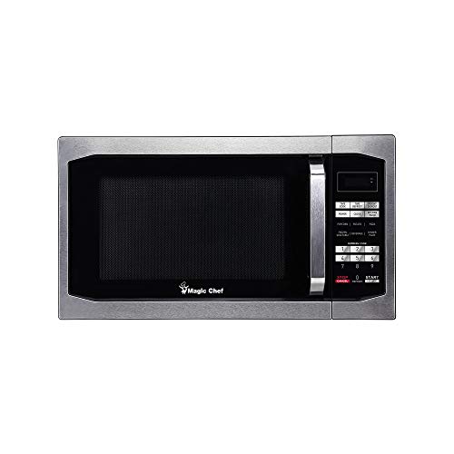 Magic Chef Stainless-Steel Microwave, Digital Programmable Microwave ...