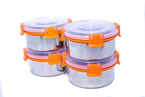 Buy Buffy Leak-Proof Portion Control Lunch Containers (425 ml, Pack of ...