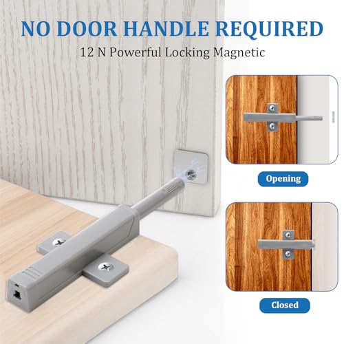 Push to Open Door Catche 2 Pack Heavy Duty Push Open Door Latch,Used to ...