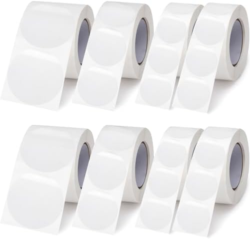 Amazon.com : Gilprop 4000 Pcs Round Clear Seal Stickers 1" 1.5" 2 ...