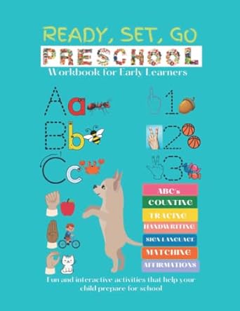 READY, SET, GO PRESCHOOL: Workbook for Early Learners: Palmer, Rachel ...