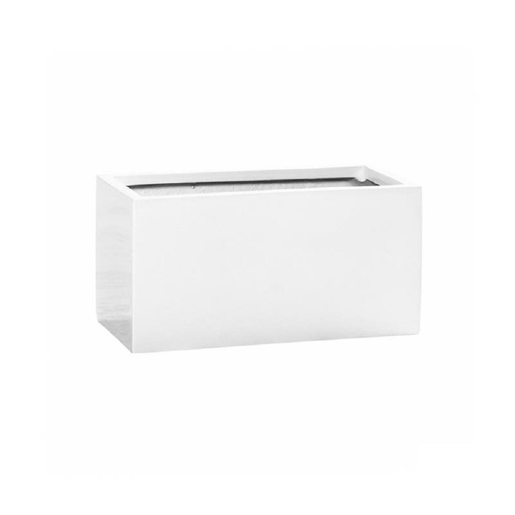 Amazon.com : Pottery Pots Modern Rectangle Balcony Window XS White ...