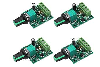 Amazon.co.jp: PMW DC Motor Speed Controller Module Set of 4 Voltage 1.8 ...