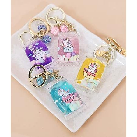 Unicorn Keychain for Girls Stylish Keyring for Kids Unicorn Water ...