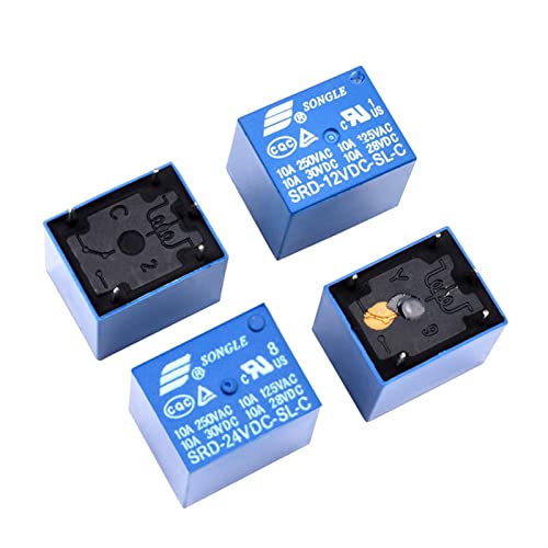 Relay 5pcs Relays SRD-05VDC-SL-C SRD-12VDC-SL-C SRD-24VDC-SL-C 5 Pin ...