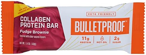 Amazon.com : Bulletproof Collagen Protein Bar Fudge Brownie 1.4 Ounce ...