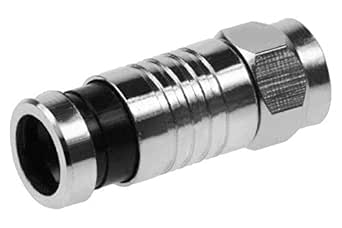 Amazon.com: SF Cable, F Male Dual Shield RG59 Compression Connector ...