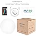 Amazon.com: Mr.Go 6-inch RGB Color-Changing LED Globe Orb Light w ...