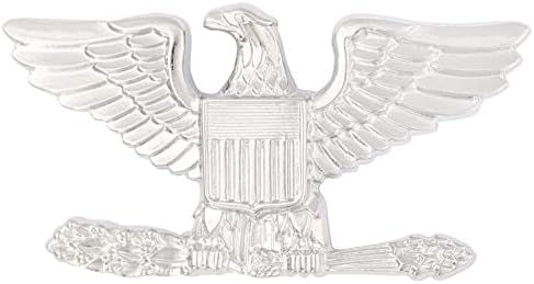 Amazon.com: U.S. Army Colonel (O-6) Nickel Plated Regulation Size ...