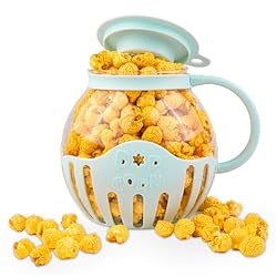 Amazon.com: MMUGOOLER Glass Microwave Popcorn Popper, 2.25QT Original ...