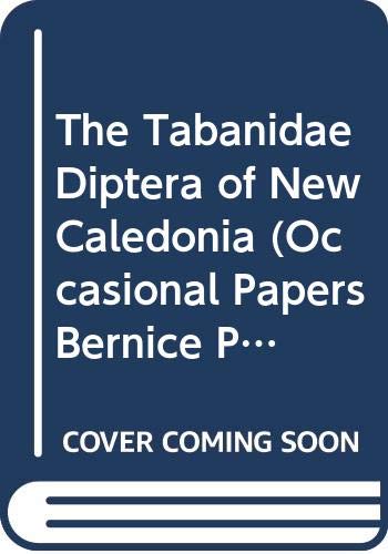 The Tabanidae (Diptera) of New Caledonia (Occasional Papers, 44 ...