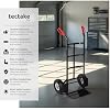 tectake® Heavy-Duty Sack Barrow with Pneumatic Tyres & Robust Steel ...