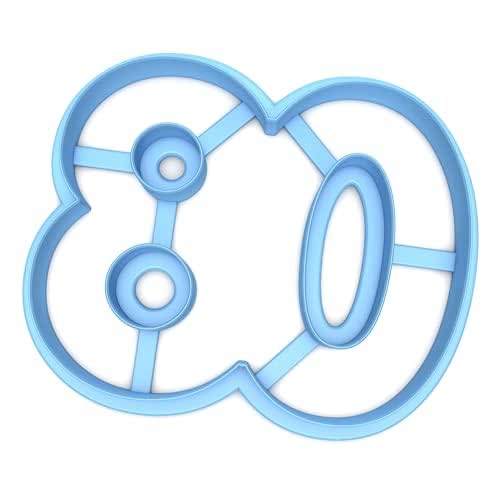 Amazon.com: Sweet Prints Inc Number 80 Cookie Cutter - Dishwasher Safe ...