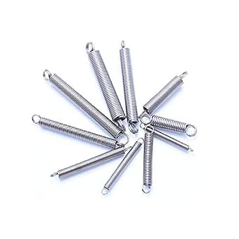Tension spring, 1.5 * 16 mechanical tension spring, 304 stainless steel ...