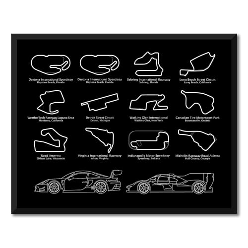 Amazon.com: IMSA SportsCar Championship Race Track Poster intended for ...