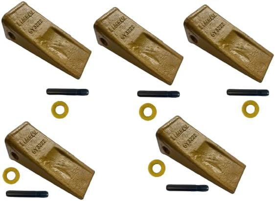 Amazon.com: 6Y3222 CAT Style Side Pin Excavator Bucket Teeth w/Pins ...