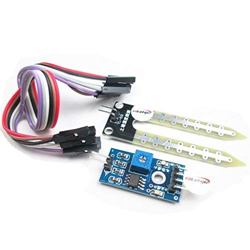 HiLetgo 5pcs LM393 3.3V-5V Soil Moisture Detect Sensor Soil Moisture Sensor Soil Hygrometer ...