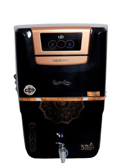 AQUA KING RO TECHNOLOGY Gold RO 12LTR | Gold RO Water Purifier | (Black ...