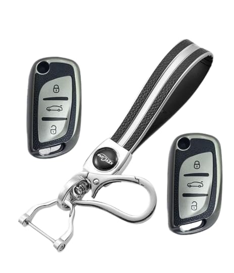 BLUZON TPU Leather Car Key Cover for DS/B11 Type Universal Remote | 4 ...