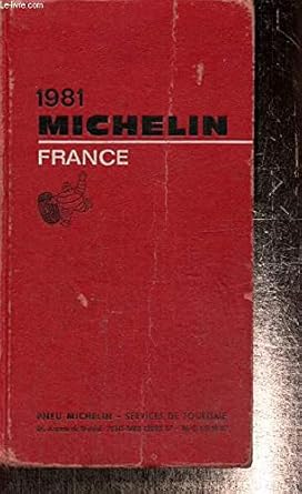 Amazon | Michelin Red Guide: France, 1981 | Michelin