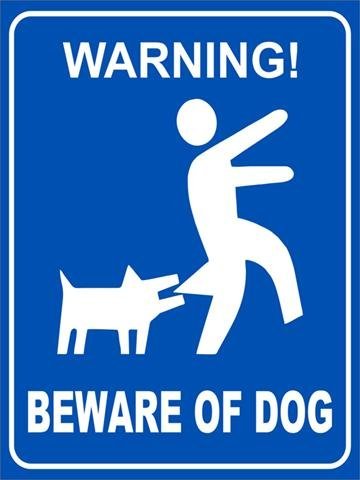 999Store office supplies sunboard Warning Beware of Dog Home and Farm ...
